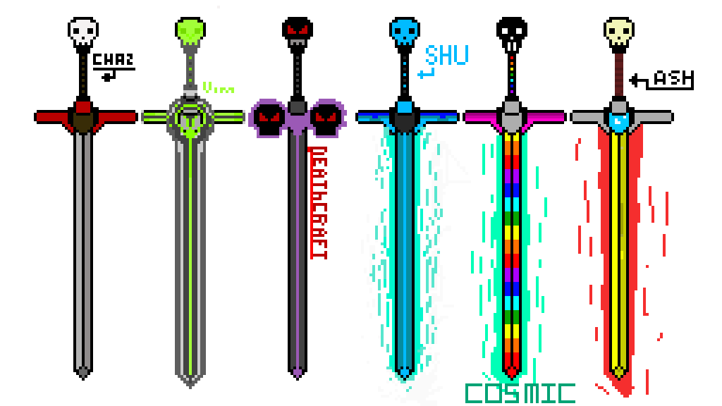 Pixilart - design your own sword by AshHucto
