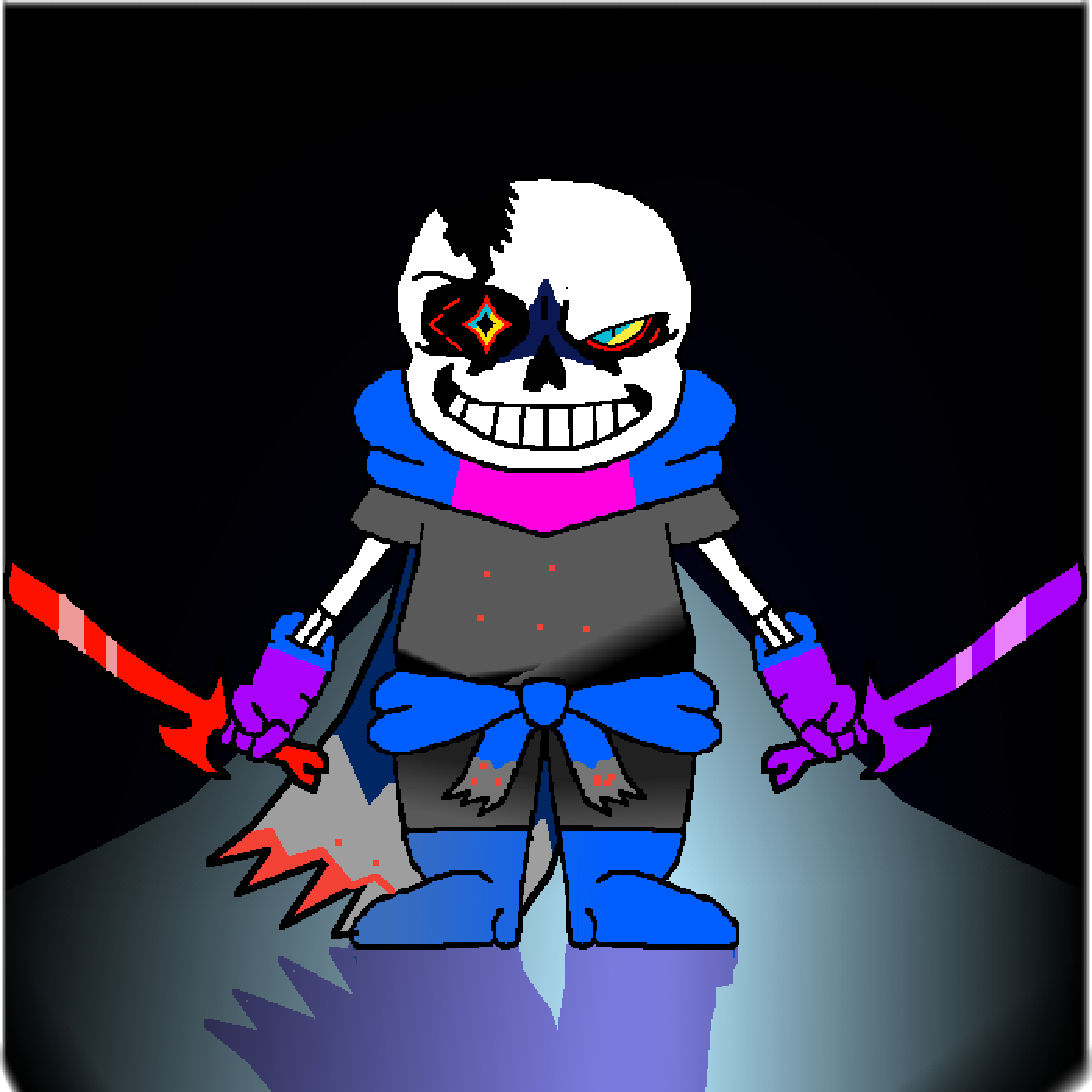 Pixilart - Lazy DustTrust Sans by AyoBoi