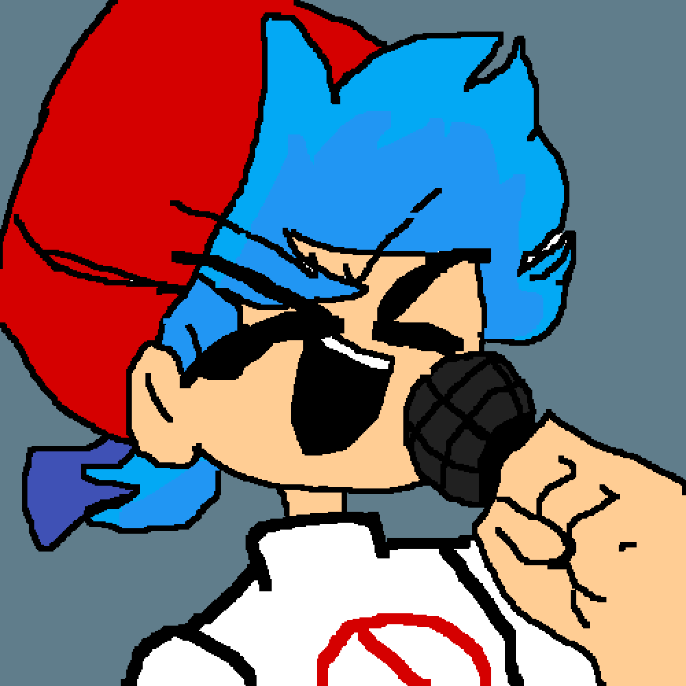 Pixilart - Boyfriend FNF by kingexplosive