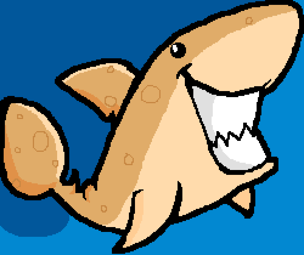 Pixilart - Potato Shark by Master-Ducky
