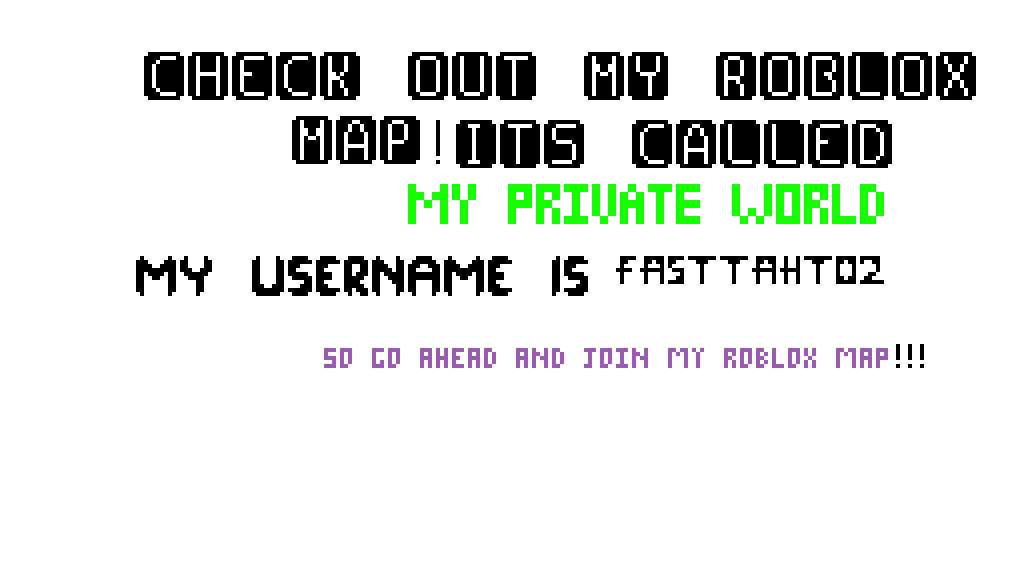 Pixilart - My Roblox Map! by FastTahto2