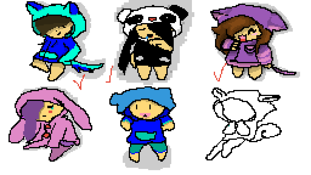 Editing COLAB - Free online pixel art drawing tool - Pixilart