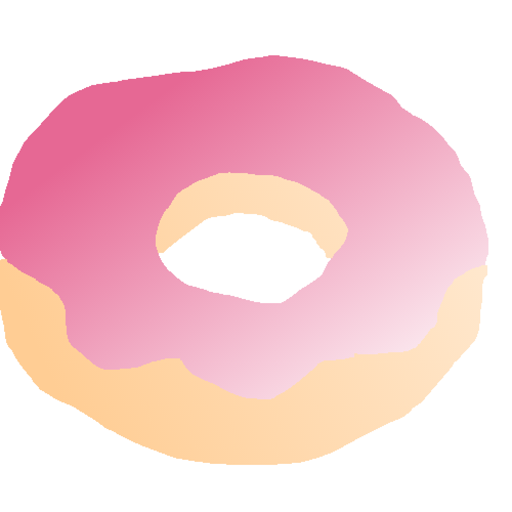 Pixilart - gradient donut by CoffeeTeacup