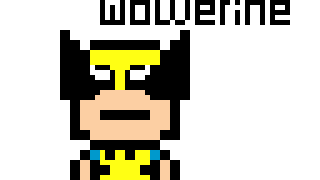 Editing wolverine - Free online pixel art drawing tool - Pixilart