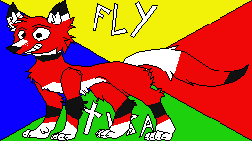 Pixilart - cyber fox 2.0 by flytuba4181