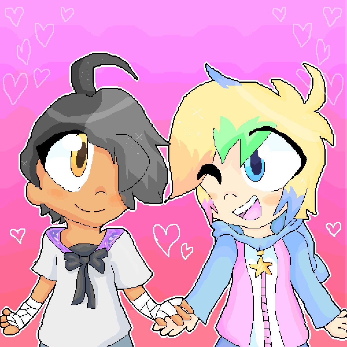 Pixilart - Taiki and Magic UwU by DigitalDash