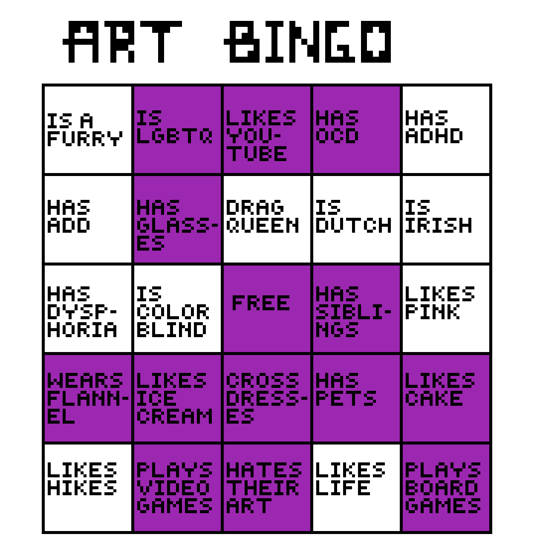 Editing Bingo ! - Free online pixel art drawing tool - Pixilart