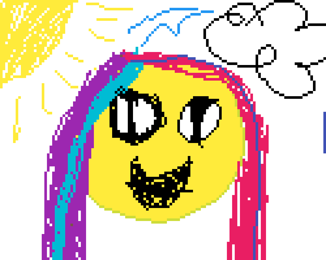 Editing Happy sunshine day! - Free online pixel art drawing tool - Pixilart
