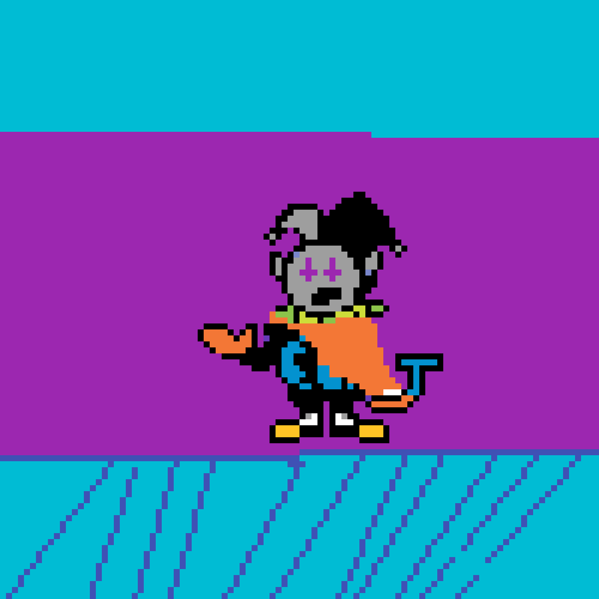 Editing Deltafloof Jevil - Free online pixel art drawing tool - Pixilart