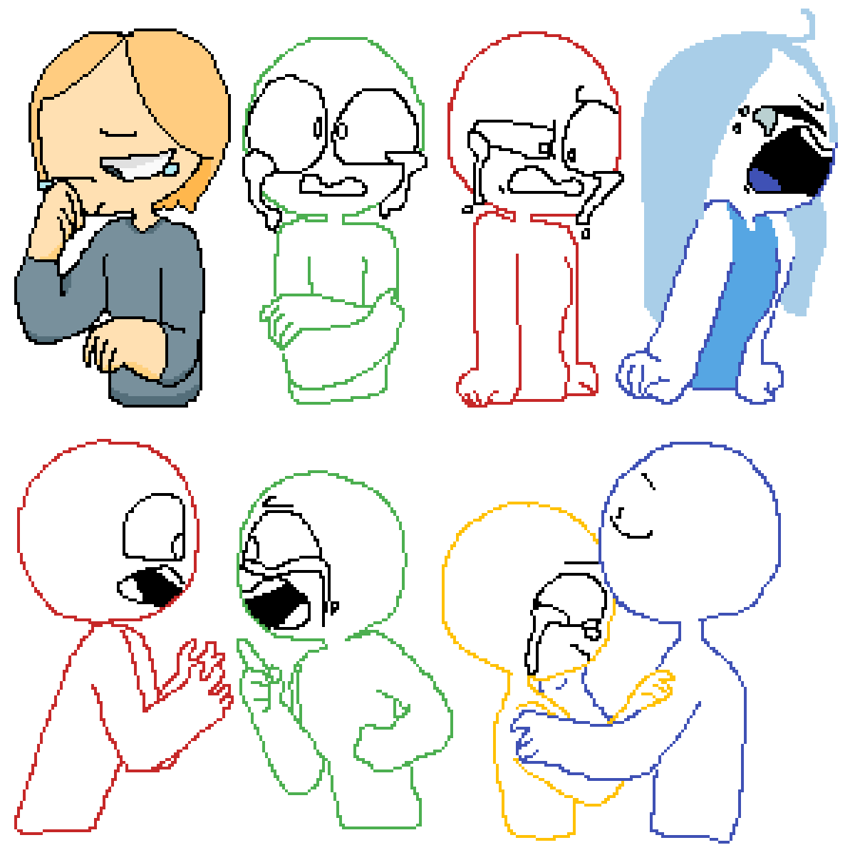 Editing OC Drawing - Free online pixel art drawing tool - Pixilart