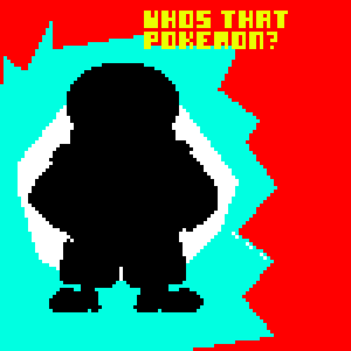 Pixilart - WHOS THAT POKEMON by KrestedGecko