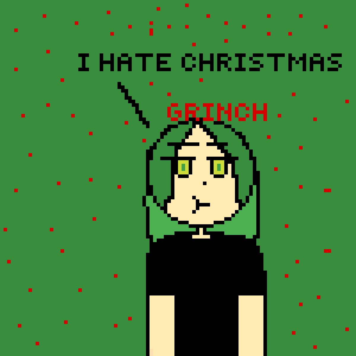 Editing The Grinch - Free online pixel art drawing tool - Pixilart