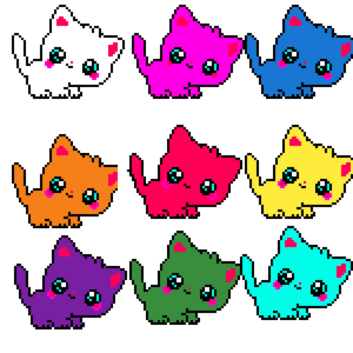 Pixilart - chibi cat by the-MF-boss