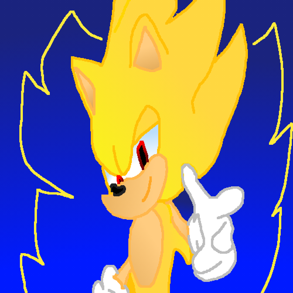 Pixilart - super sonic flow by The-91-hero