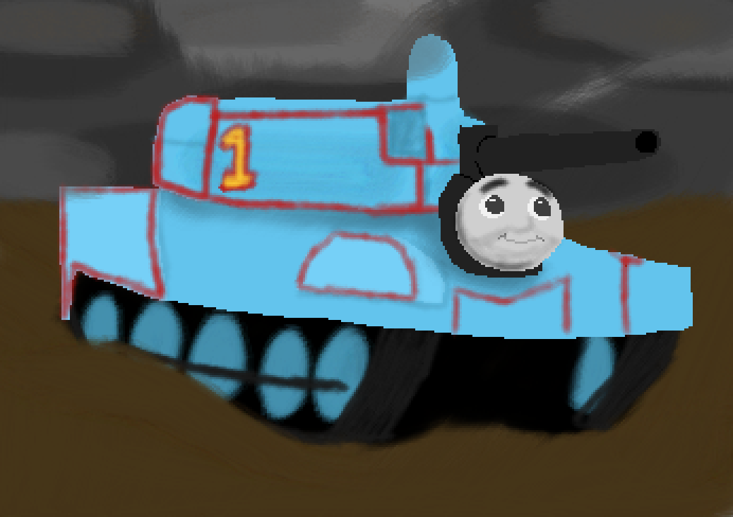 Pixilart - Thomas The Tank by Axolotl-Arts