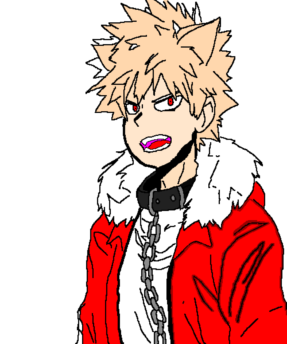 Pixilart - Wolf Katsuki Bakugou Base by Taymius