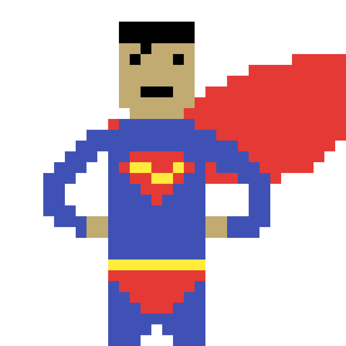Pixilart - superman by goatman101