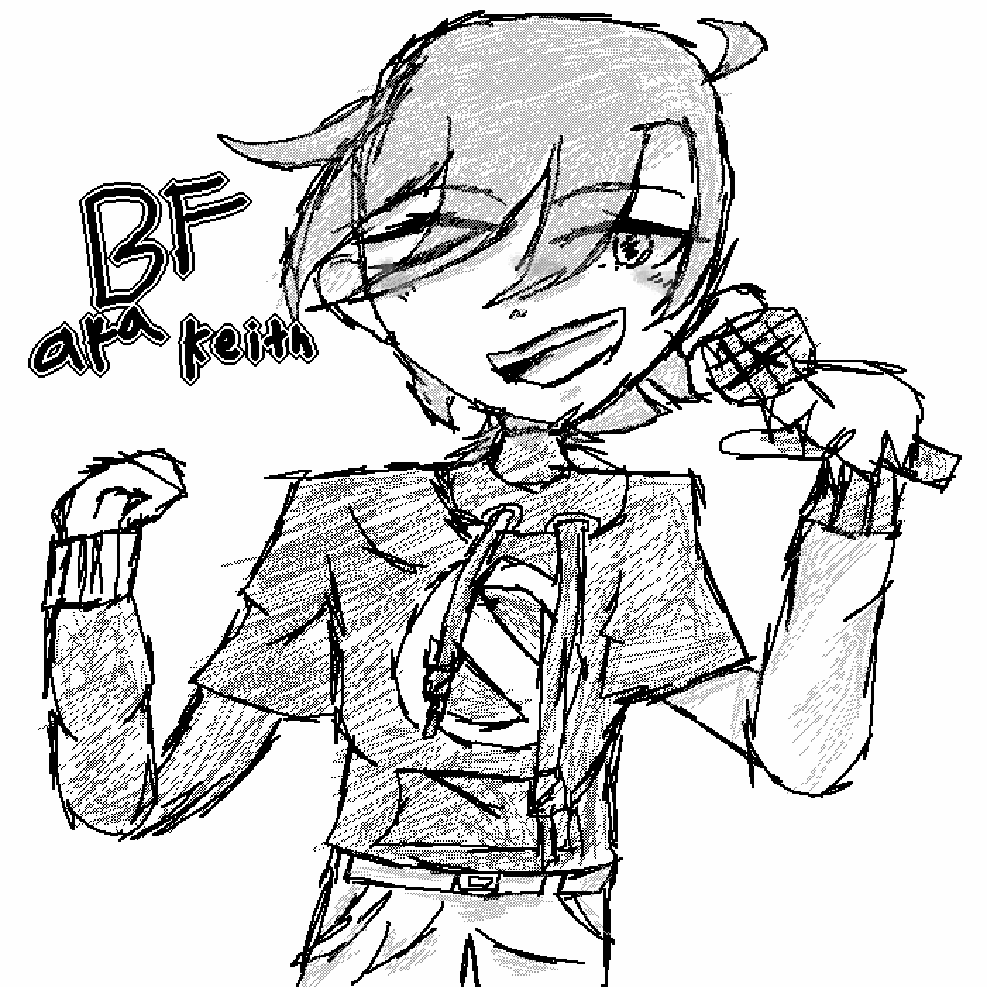 Pixilart - fnf manga style by TunaNLuna