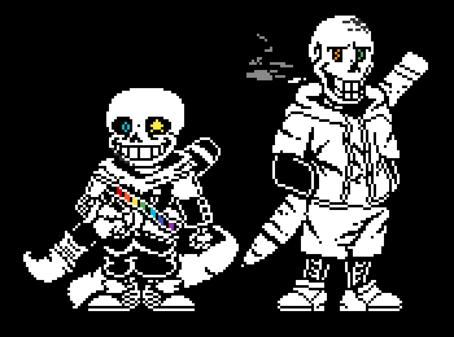 Pixilart - ink time duo by DD-sans