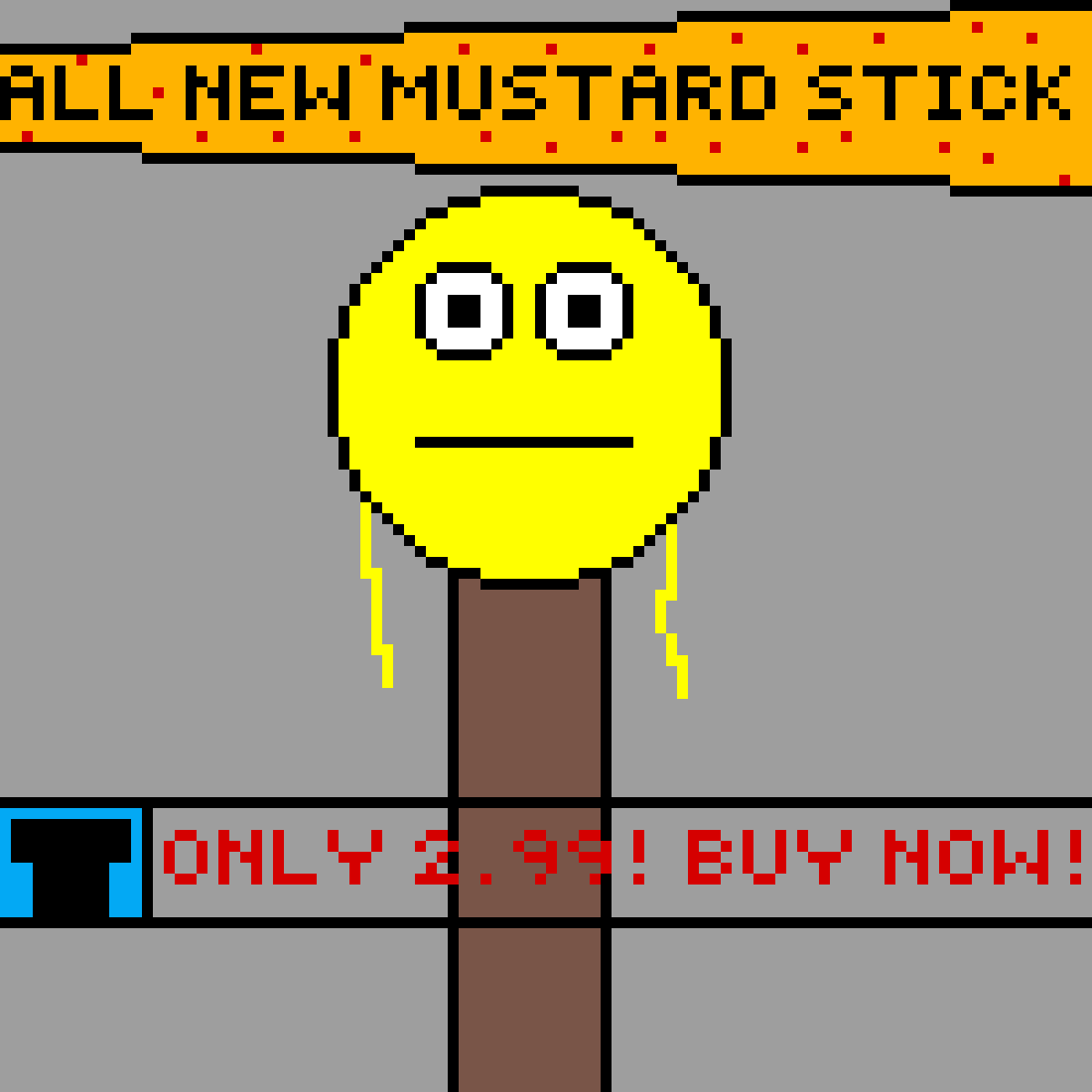 Pixilart - The new mustard stick by Idiot404