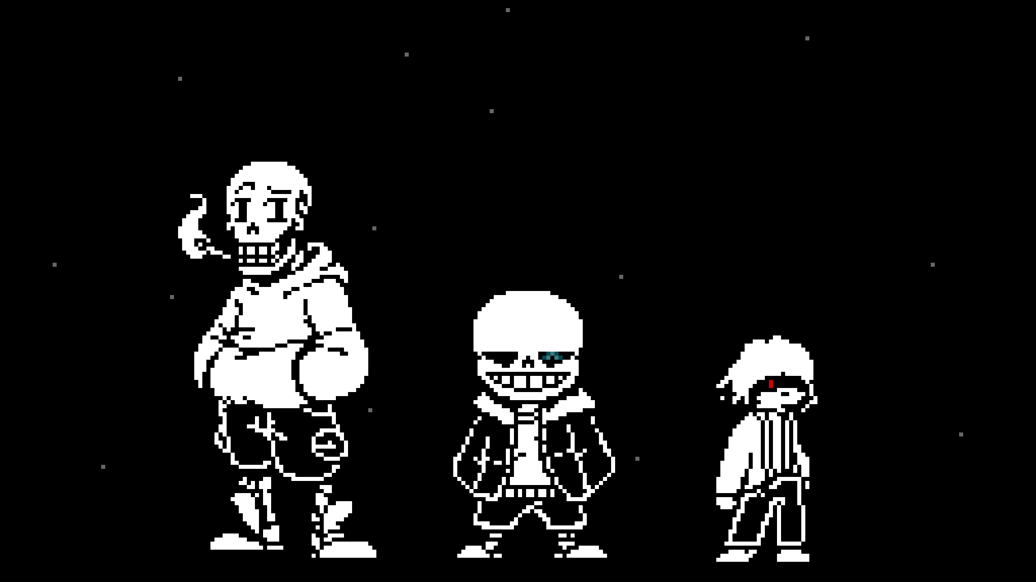 Editing bad time trio - Free online pixel art drawing tool - Pixilart