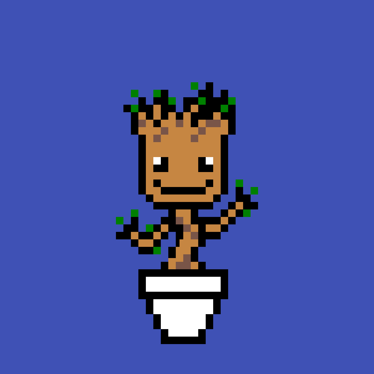 Pixilart - baby groot by Soaked-time