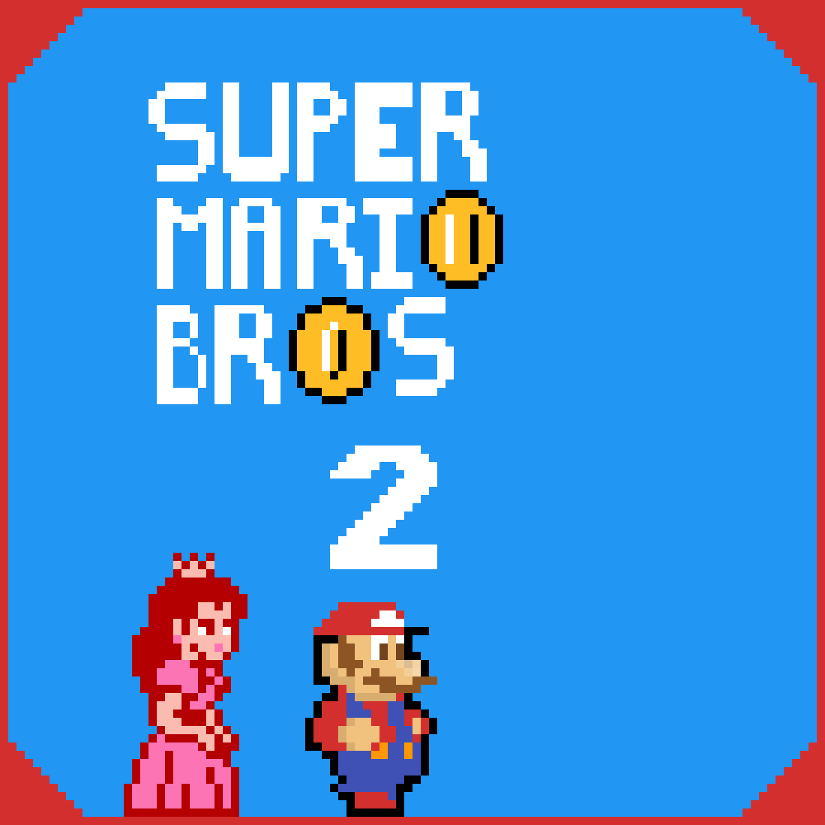 Edición SMB2 - Herramienta gratuita de dibujo en línea de pixel art ...