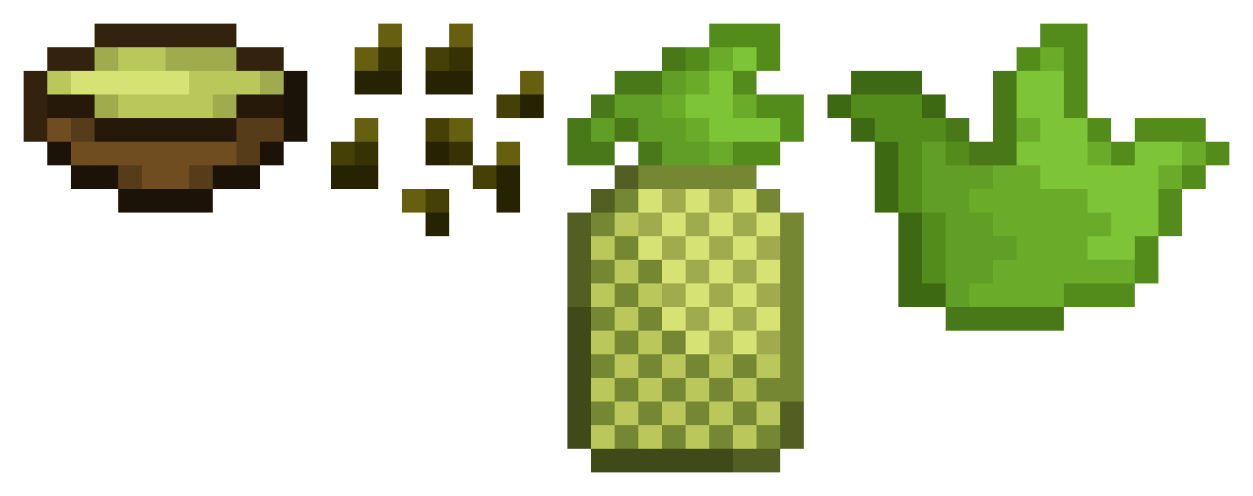 Pixilart - Minecraft Pineapples by SourStew47