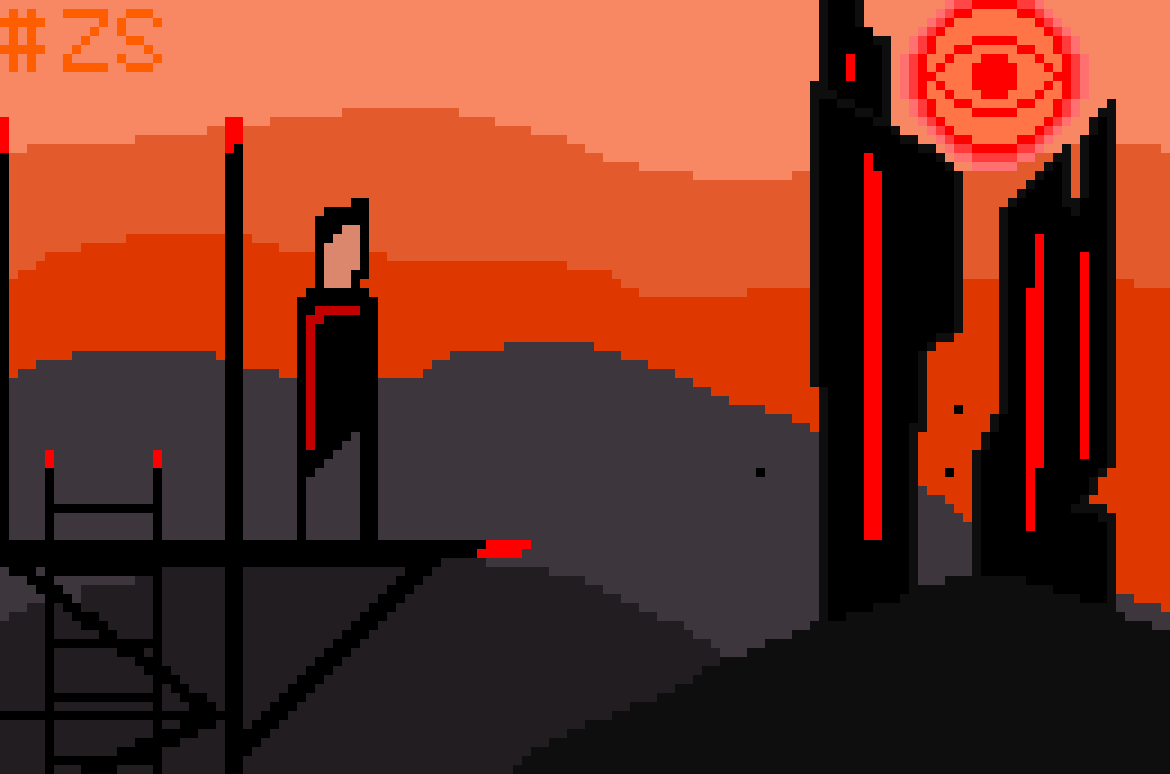 Pixilart - The Red Eye Tower by RagnarokZS