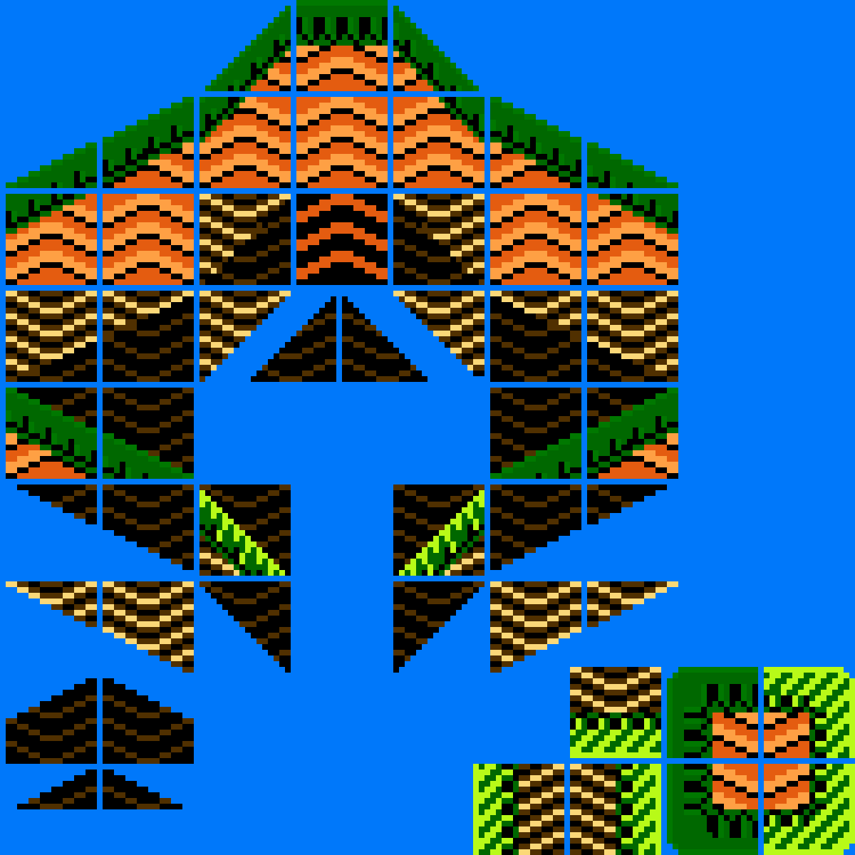 Editing Jungle Tileset WIP - Free online pixel art drawing tool - Pixilart
