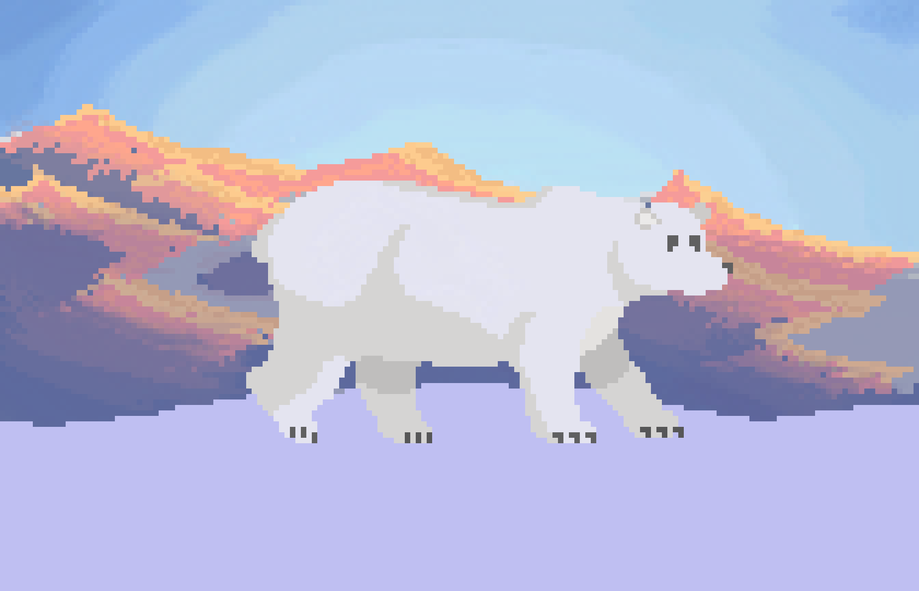 Pixilart - Polar Bear by On-3