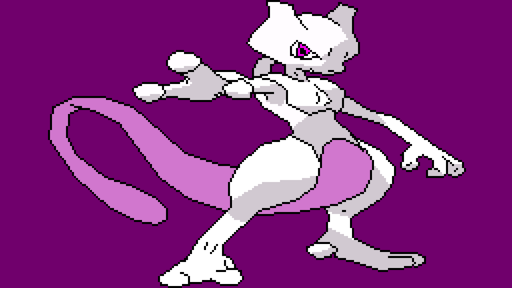 Editing mewtwo - Free online pixel art drawing tool - Pixilart