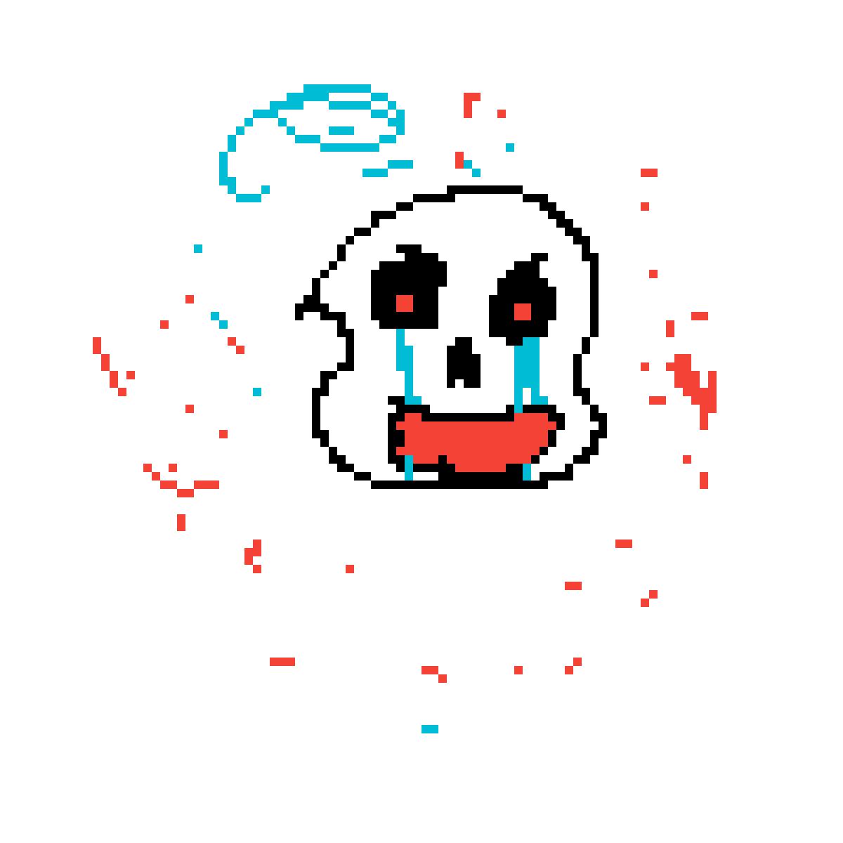 Pixilart - hyper alpha sans head by GRAYGREED