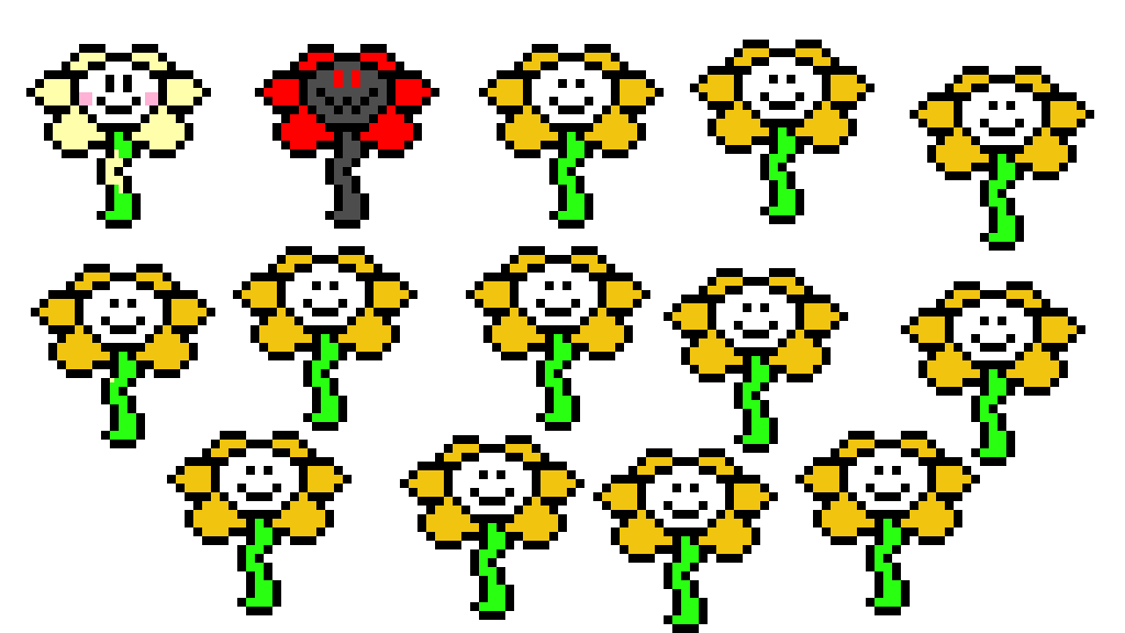 Pixilart - undertale:floweytale by LilPixelMonster