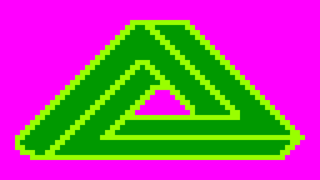 Pixilart - Penrose Triangle by MickealArgs