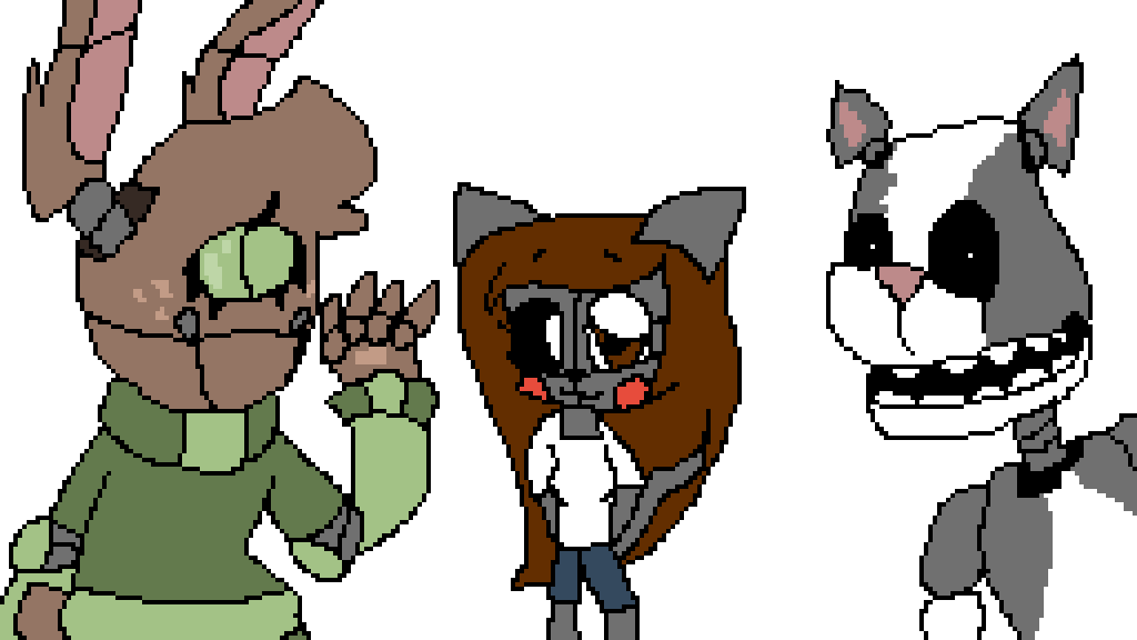 Editing Fnaf Character Collab By Artful Cat+eyehell - Free online pixel ...