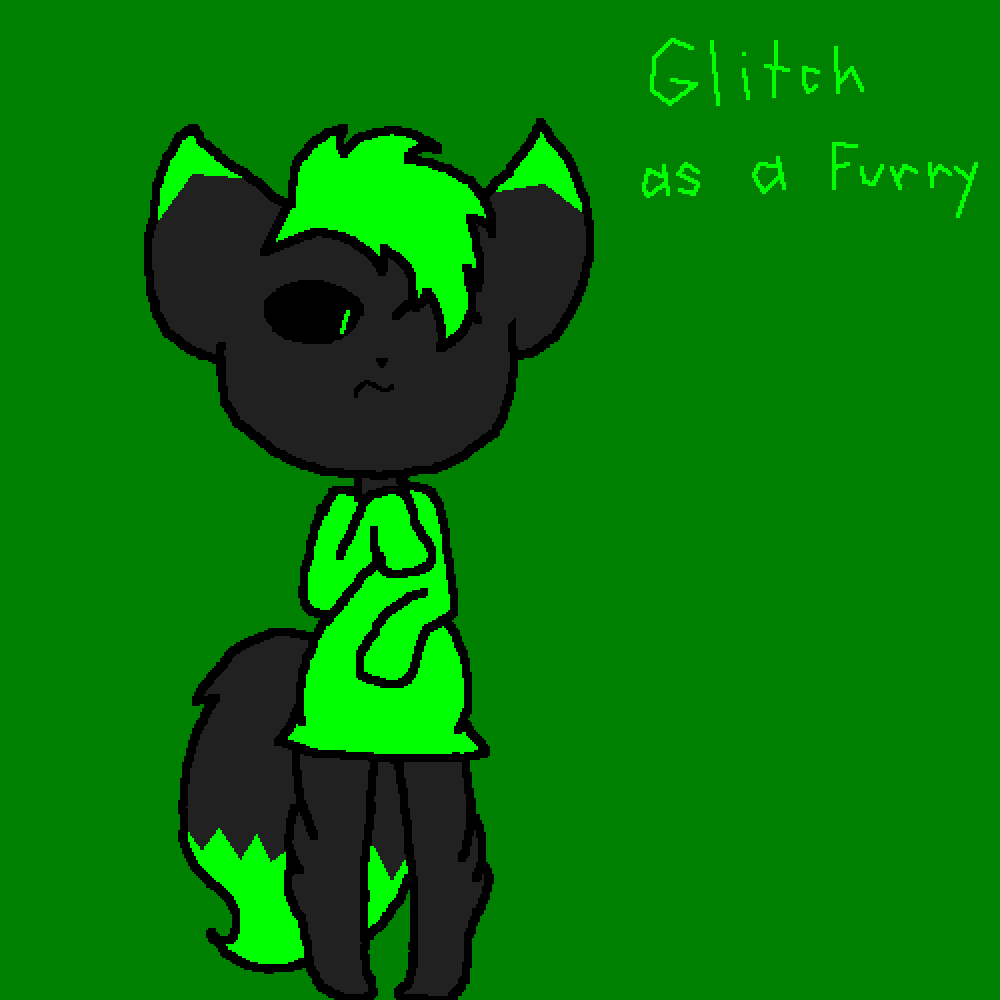 Pixilart - Glitch as a Furry by DemonBean