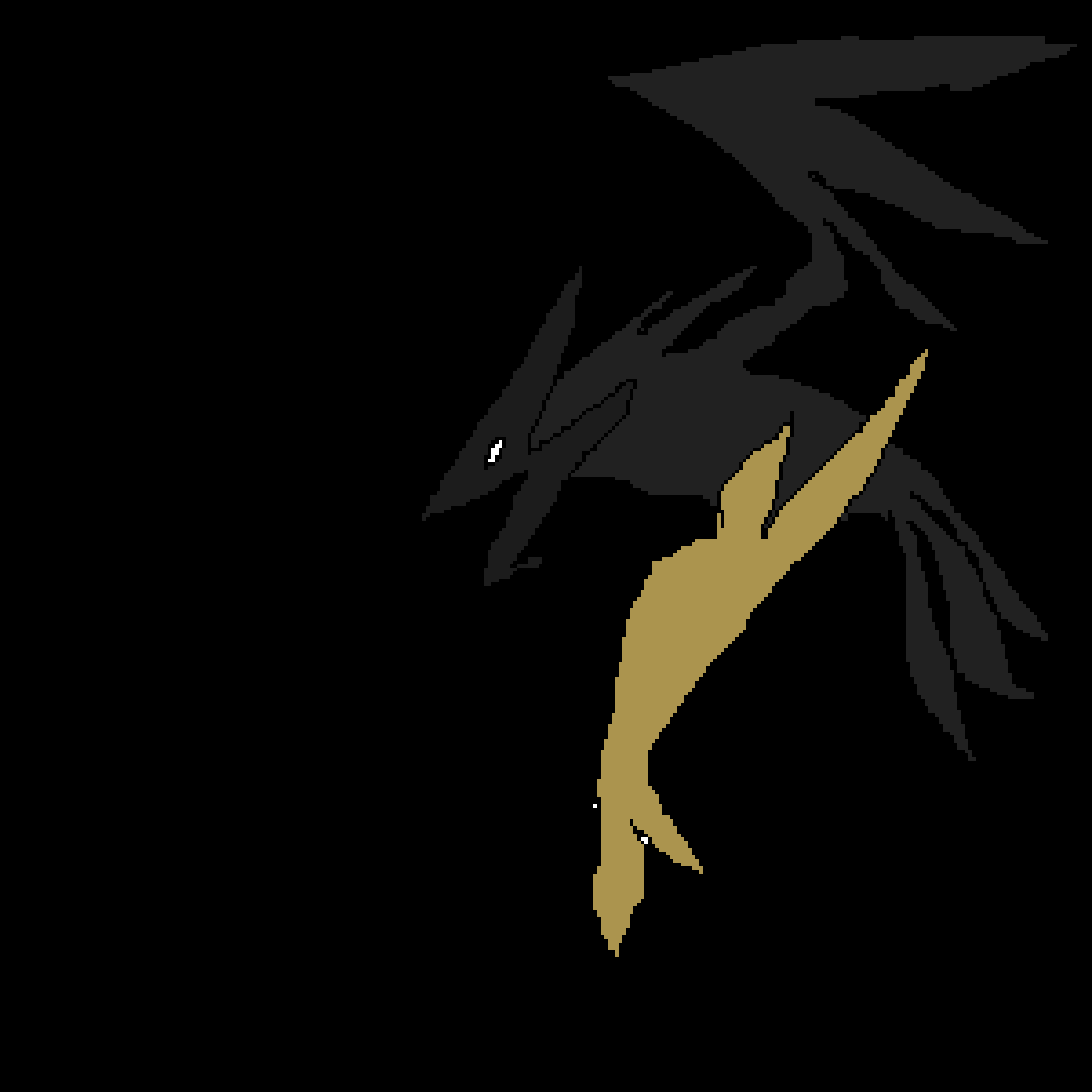 Pixilart - mega crow by Glitched-artist