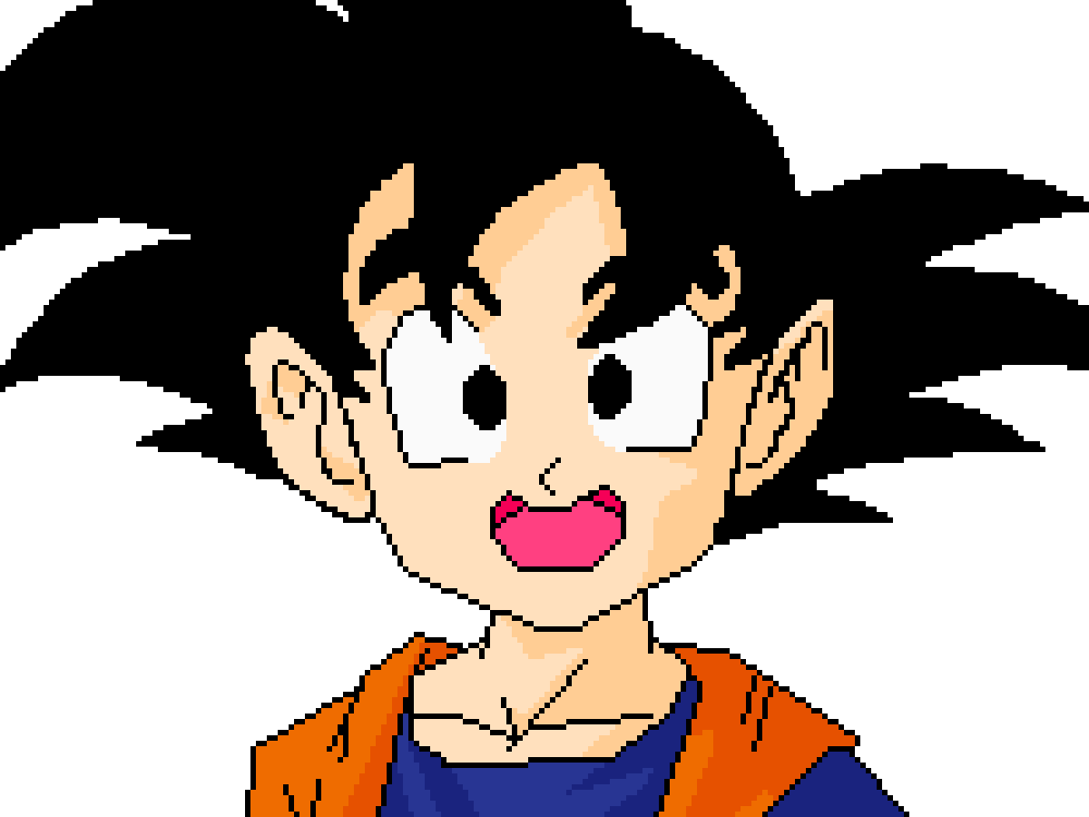 Pixilart - Goten by Uravity