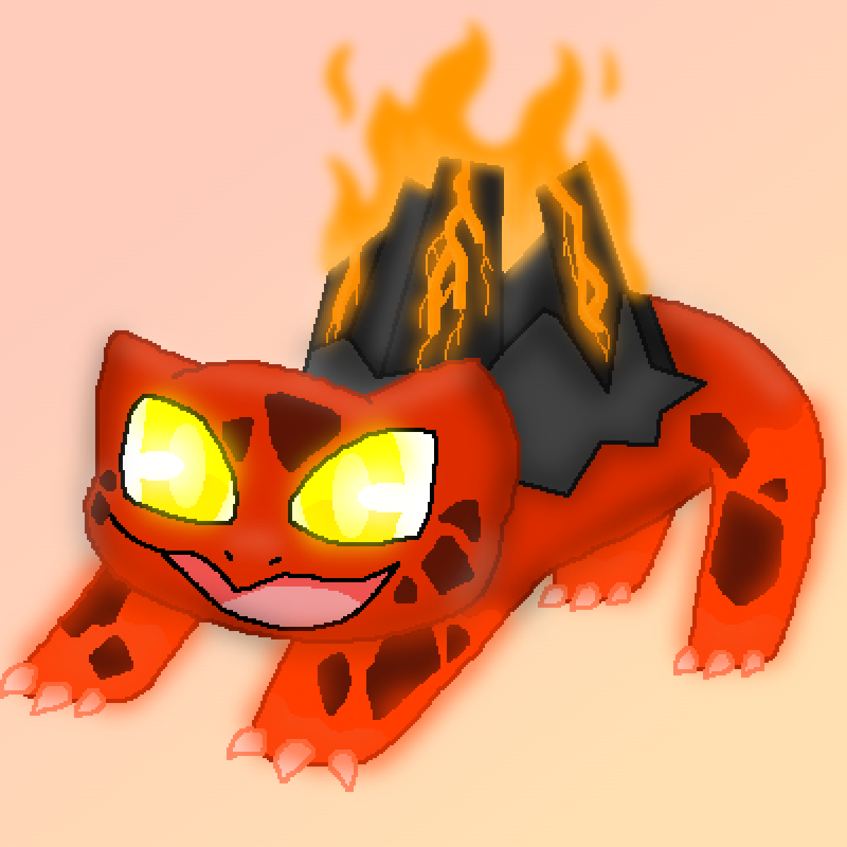 Pixilart - Fire type Ivysaur by WolfyLoveZARTZ