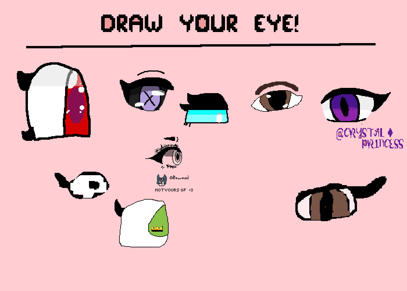 Pixilart - draw your eye by notkuromirper