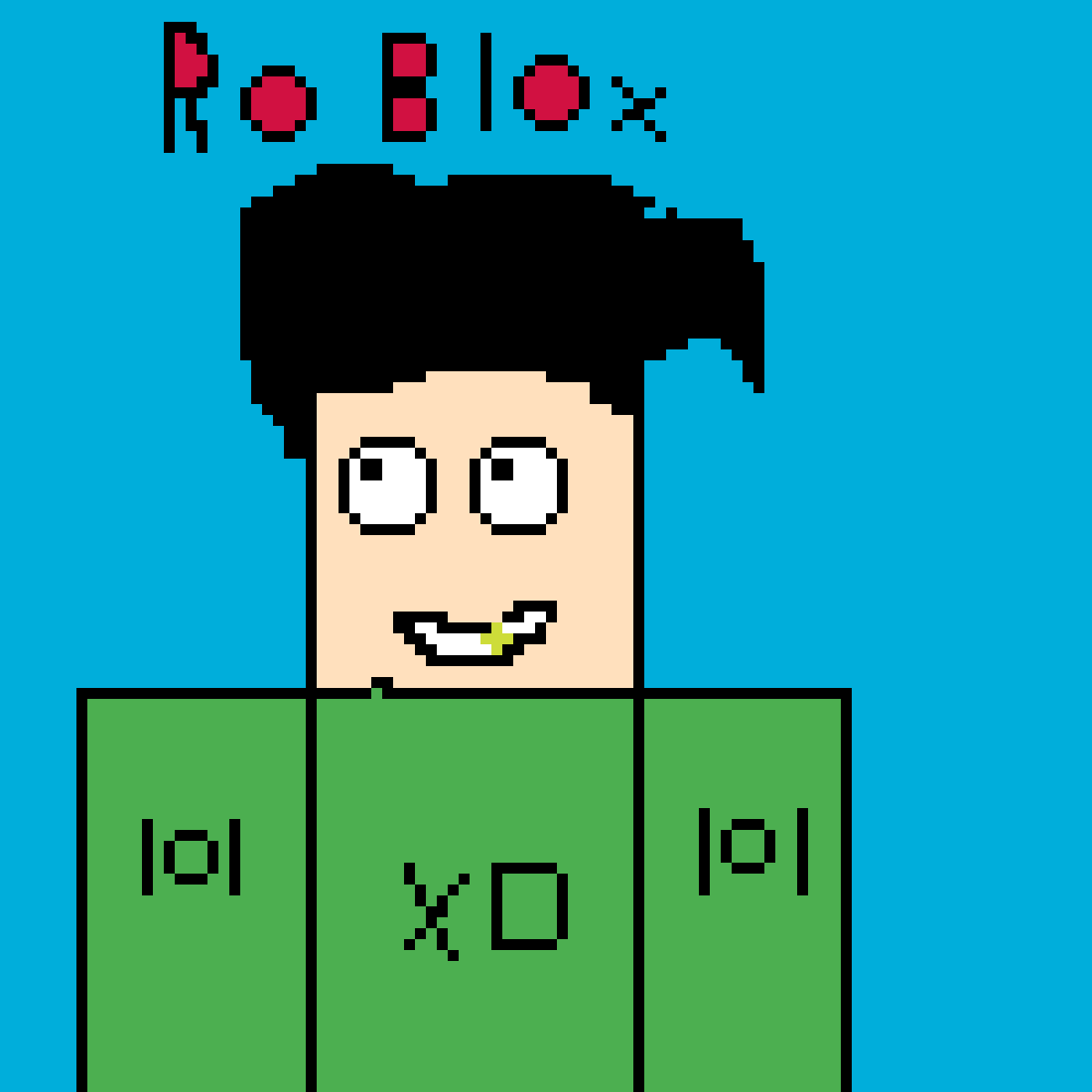 Pixilart - Robloxian by PikaManDrawz