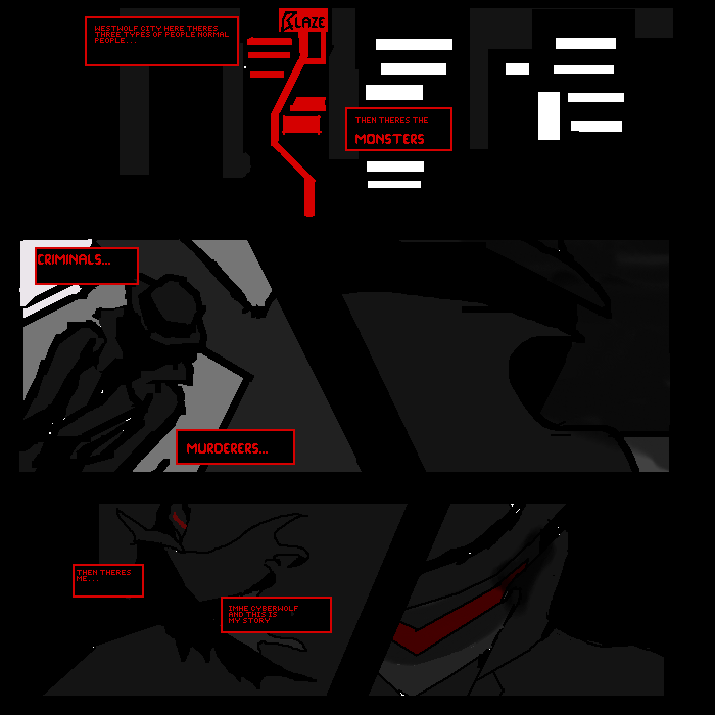 Pixilart - Cyberwolf comic teaser by CYBERWOLF-art