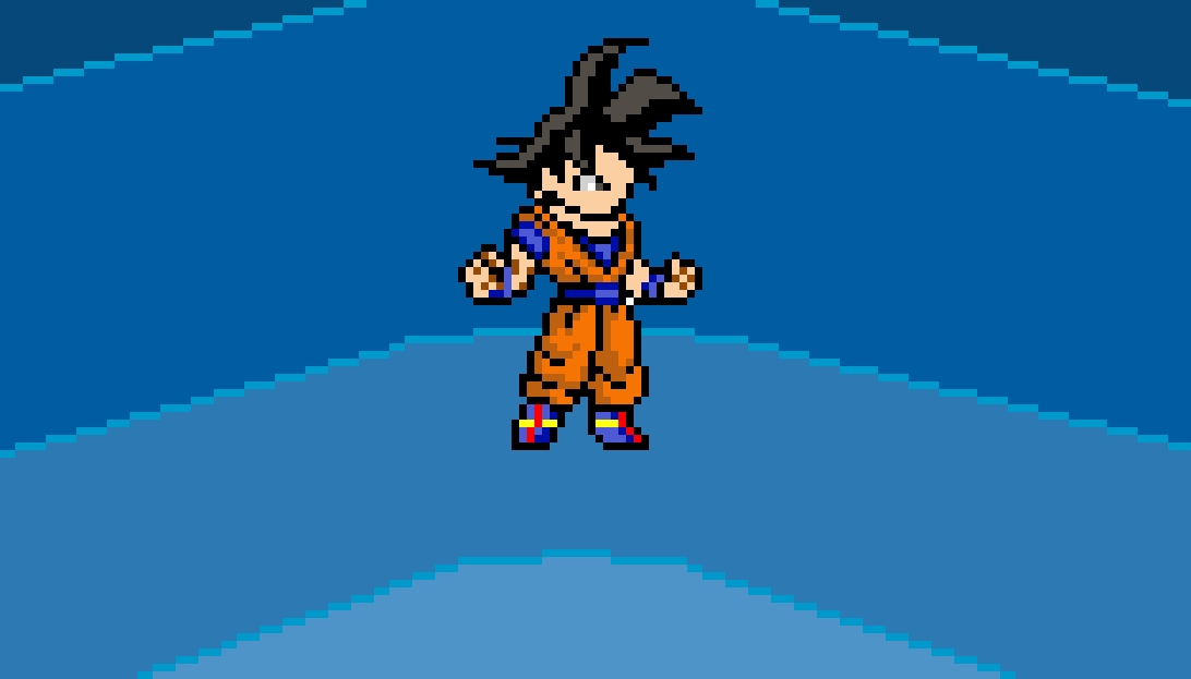 Editing Goku - Free online pixel art drawing tool - Pixilart