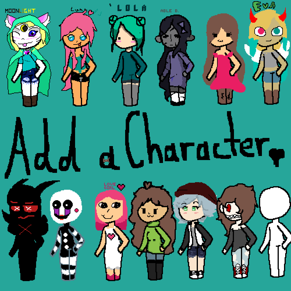 Editing fnaf puppet - Free online pixel art drawing tool - Pixilart