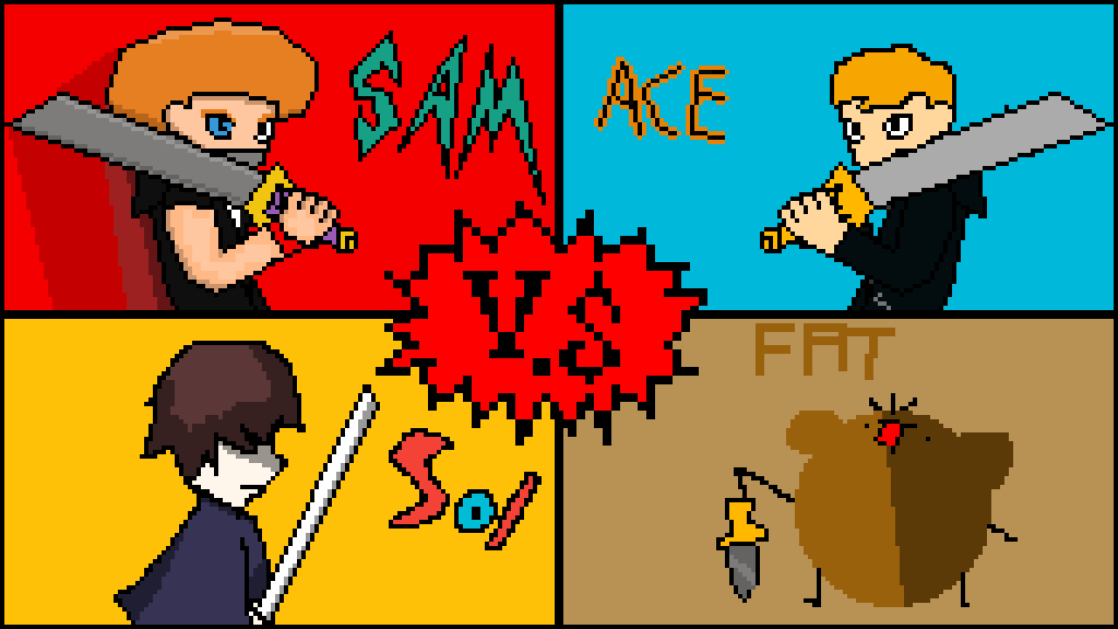 Pixilart - Sword fight! by polme12116Z