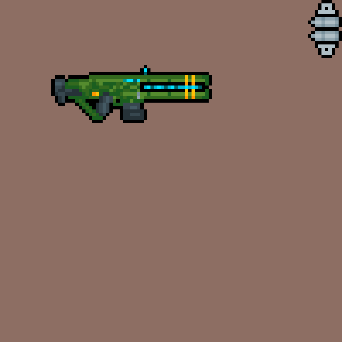 Pixilart - Railgun Model-1 by gbidault24