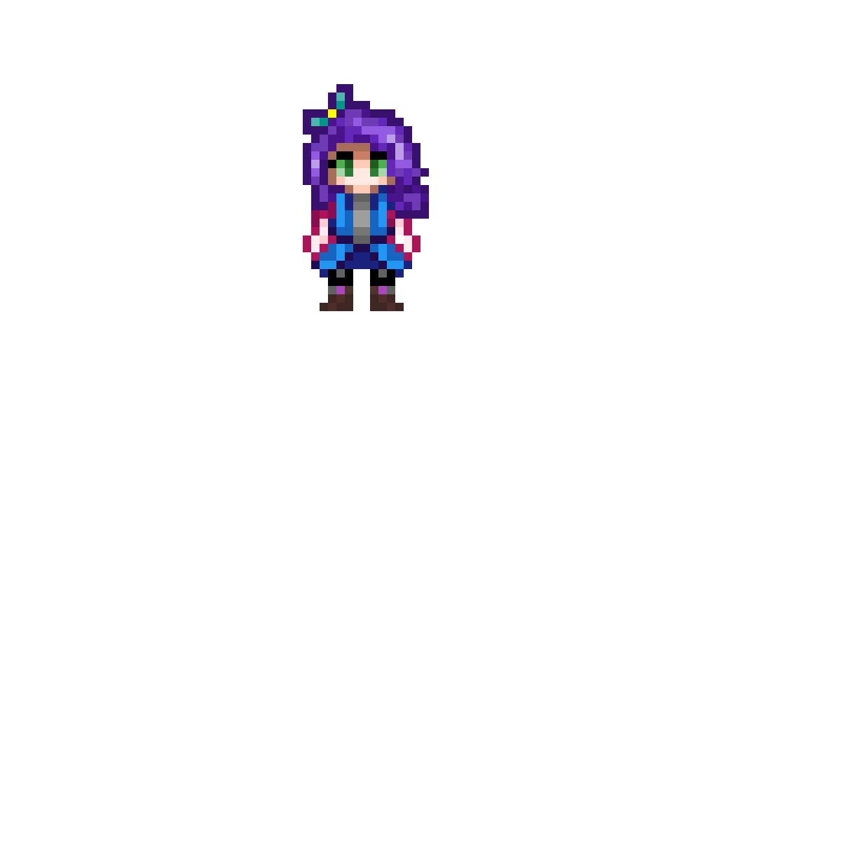 Editing Abigail Stardew Valley - Free online pixel art drawing tool ...