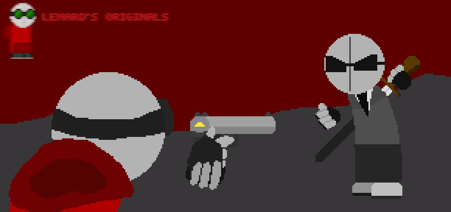 Pixilart - Lenard vs Agent Max by Ripper