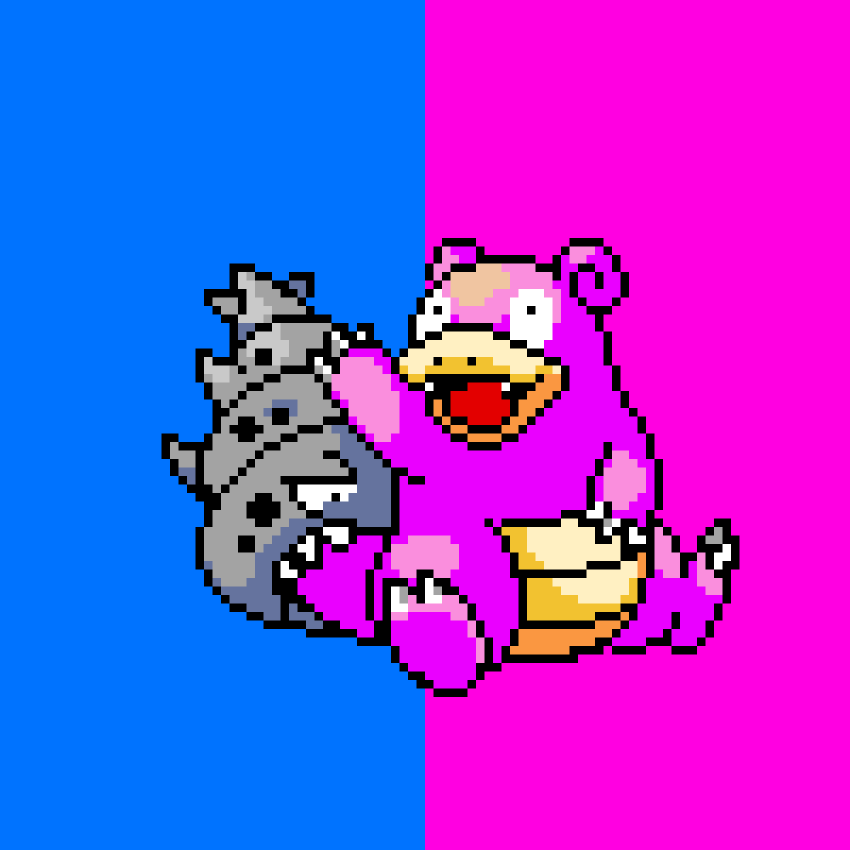 Pixilart - Slowbro by Algernon109